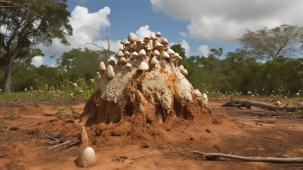 Le Termitomyces : un champignon cultivé par les termites