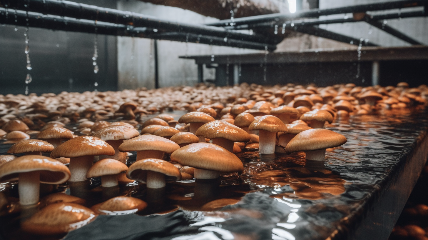 Empreinte eau : combien de litres pour produire 1 kg de champignon