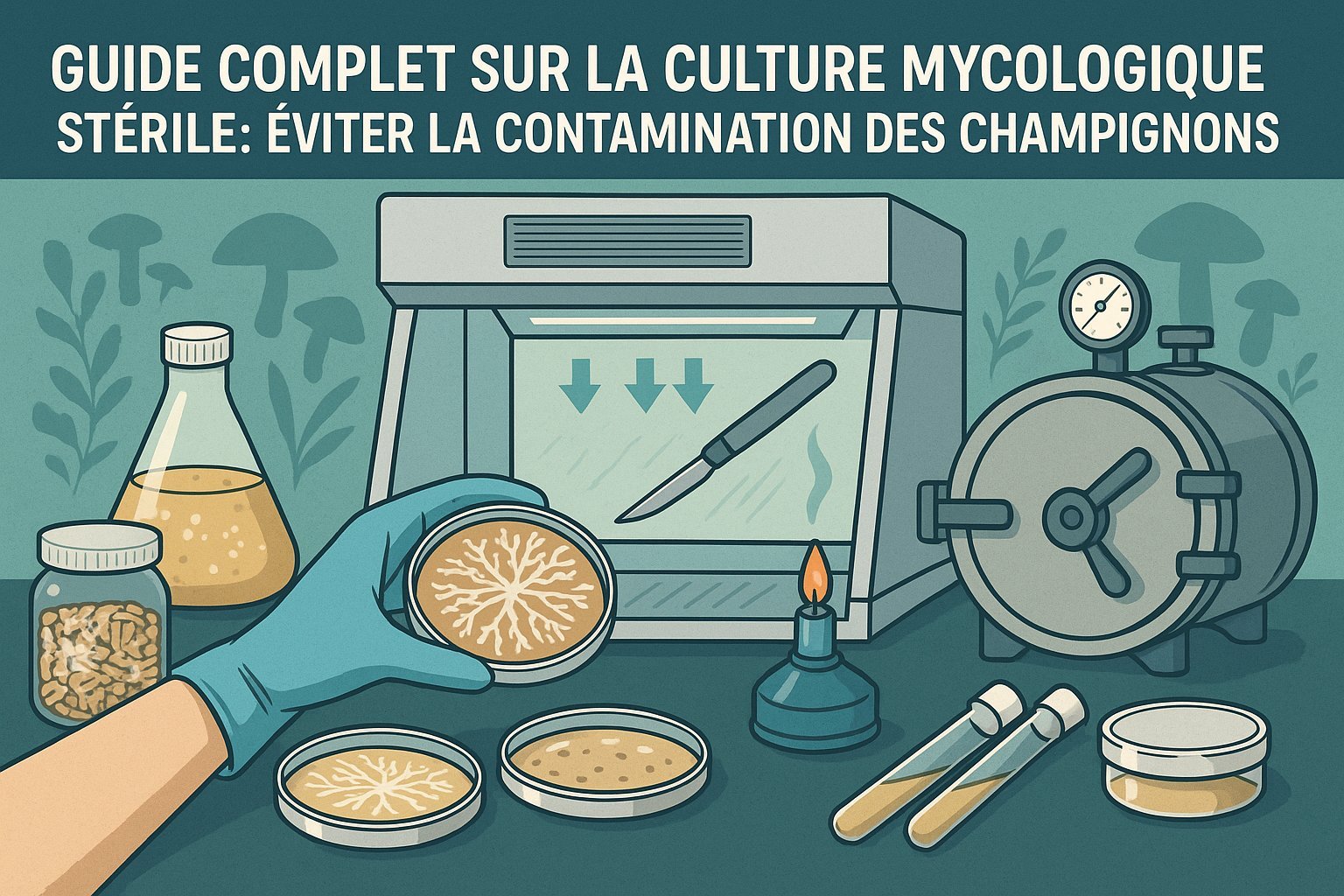 Guide Complet sur la Culture Mycologique Stérile : Éviter la Contamination des Champignons